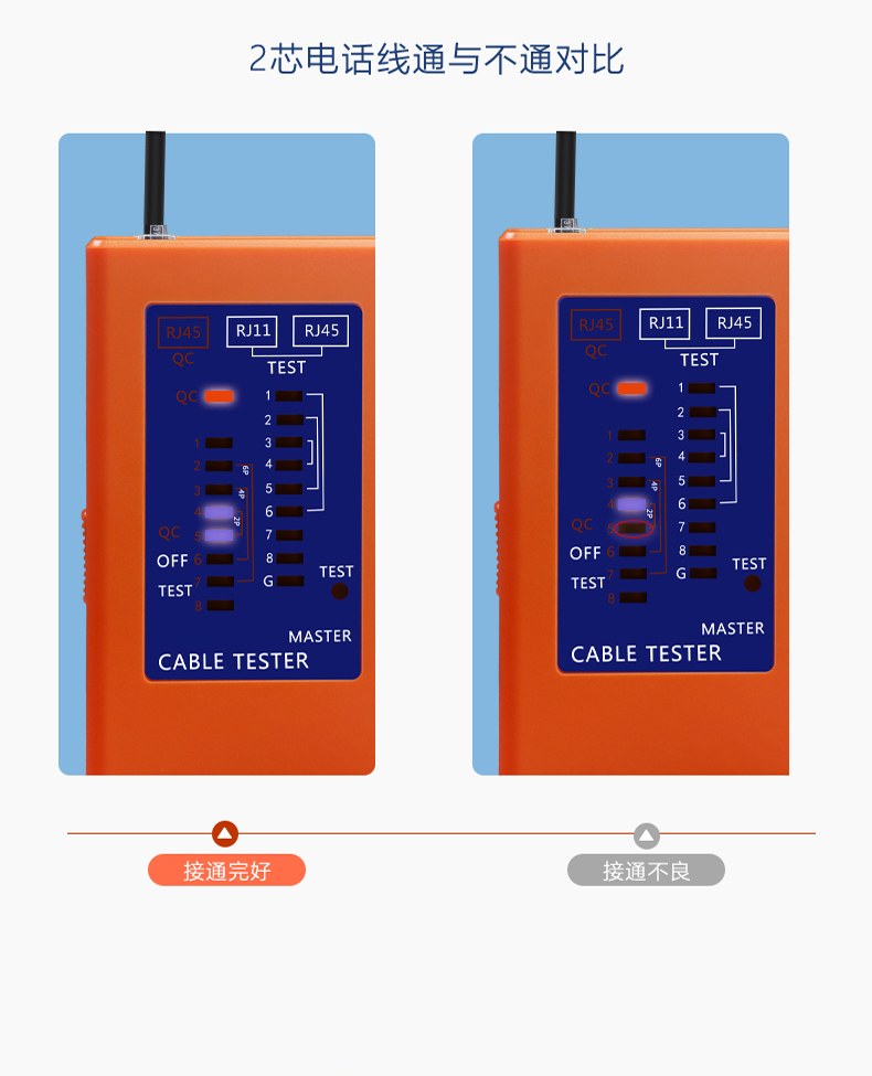 网络测试仪 工程家用rj45网线专业通断检查 - 东莞市联威通讯有限公司